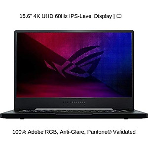 ASUS ROG Zephyrus M15/GU502LU-BI7N4 | 15.6" Gaming Laptop Intel Core i7-10750H | 16GB DDR4 3200/MHz, 512GB SSD | NVIDIA GeForce GTX 1660 Ti/6GB | Backlit Keyboard/Windows 10 Home