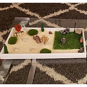 Mini Zen Garden Accessories, Outdoor Fairy Garden Miniatures, Sandbox Decorations, Zen Tray Items, Terrarium Ornaments, Dollhouse Supplies, Desk Top Figurines, Bonsai Decorative Craft Tools Kit