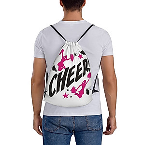 Skasueko Soccer Ball On Fire And Water With Lightening Around 3d Abstract Pattern Unisex Drawstring Gym String Bag Drawstring Backpack Waterproof Light Durable Sack Pack Sport Cinch Bag Gifts