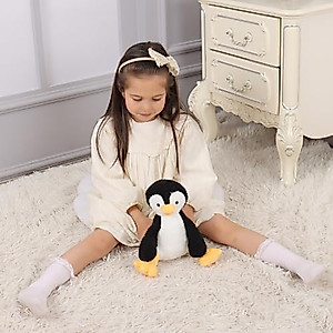 Apricot Lamb Antarctic Toys Plush Velvet Penguin Stuffed Animal Soft Cuddly Perfect for Child (Velvet Penguin,8.5 Inches)