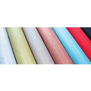 Craft Consortium The Essential Glitter Cardstock A4 10/Pkg-Silver