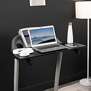 VIVO Universal Treadmill Desk, Ergonomic Platform for Notebooks, Tablets, Laptops, and More, Workstation for Treadmill Handlebars up to 31 inches, Stand-TDML2