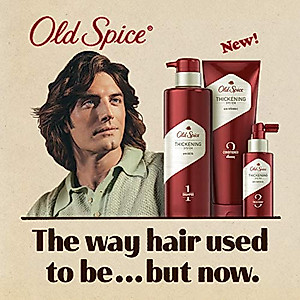 Old Spice Hair Thickening Treatment for Men, Infused with Castor Oil, Step 3, 3.7 Fl Oz