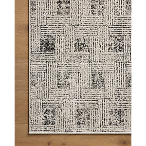 Loloi II Kamala Collection KAM-01 Grey/Graphite 2'-7" x 12'-0" Runner Rug