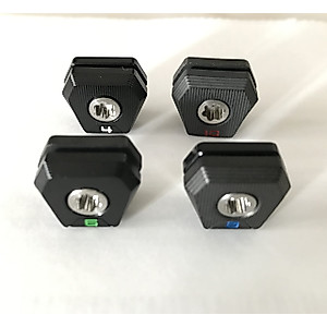 Dree 4X Golf Weight Slider Screw Fit for 2022 Taylormade Stealth Plus Plus+ Driver 4g 6g 8g 10g, Black