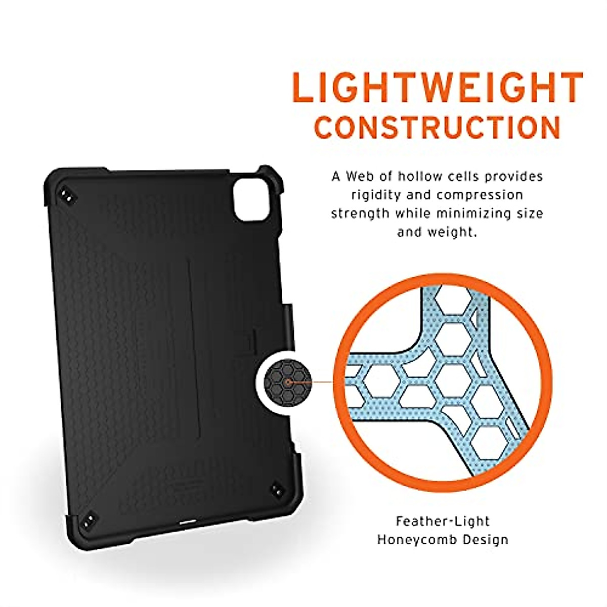 UAG Designed for iPad Pro 11" (4th Gen 2022, 3rd Gen 2021) Case Metropolis Rugged Heavy Duty Protective Cover Multi-Angle Viewing Folio Stand with Pencil Holder, Black by URBAN ARMOR GEAR