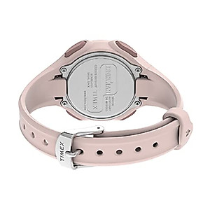 Timex Women's Ironman Essential 34mm Watch - Pink Strap Digital Dial Pink Case