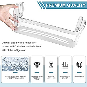 242126602 Refrigerator Door Bin Replacement Part for Elec.trolux and Frigi.daire Refrigerator Door Shelf 4547407 AP6278233 PS12364199 EAP12364199 (2 Pack)