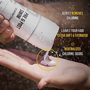 TRIHARD Premium Swim Conditioner | Pre & Post Chlorine Defense | Luxurious Hair Nourishment