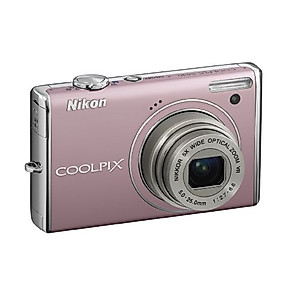 Nikon Coolpix S640 12.2MP Digital Camera with 5x Wide Angle Optical Vibration Reduction (VR) Zoom and 2.7-inch LCD (Precious Pink)