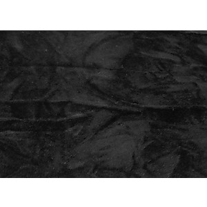Crushed Upholstery Velvet Black 60 Inch by The Yard (F.E.