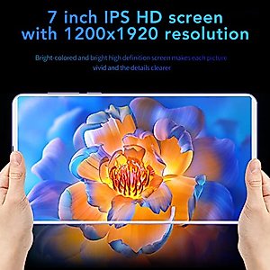 GOWENIC 7 inch Tablet, 1GB 16GB Tablet for Android 5.1, MT6592 Octa Core, Dual SIM GSM 7 Inch IPS Display, Front 0.3MP Rear 2MP, WiFi, Bluetooth, 3000 mAh, Gold(US)