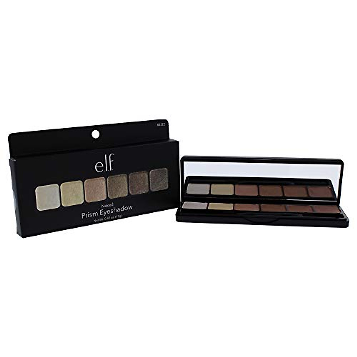 e.l.f. Cosmetics Prism Eyeshadow Palette, Six Silky Eyeshadows Create Luminous, Shimmery Eyes, Naked