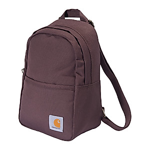 Carhartt Classic Mini Backpack, Durable, Water-Resistant Backpack with Adjustable Shoulder Straps, Wine