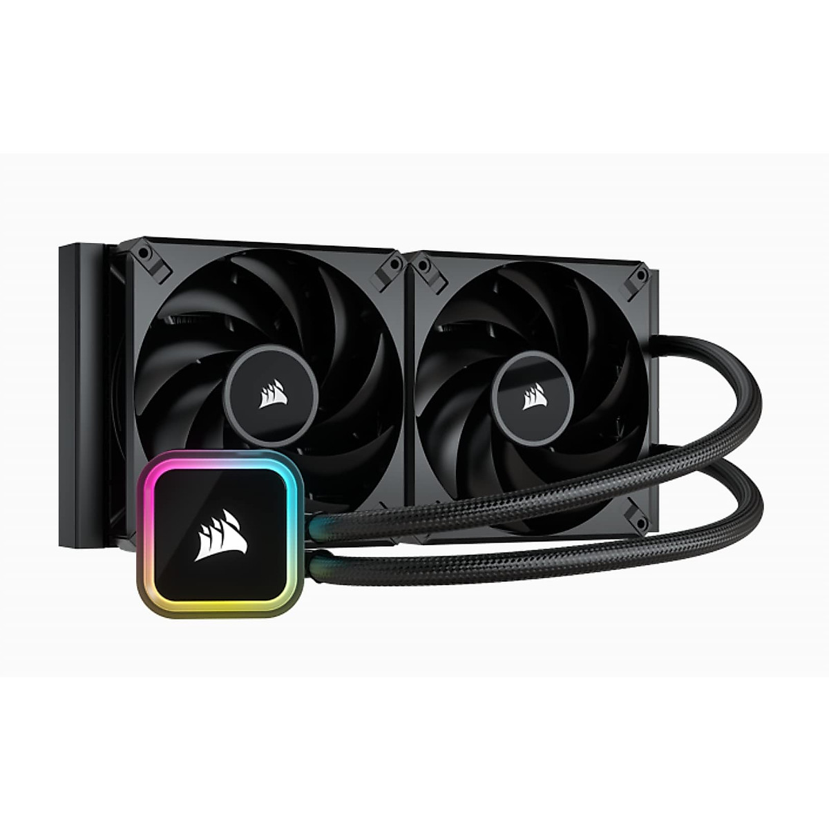 Corsair iCUE H115i RGB Elite Liquid CPU Cooler (16 Dynamic RGB LEDs, 140mm AF Elite Series FDB Fans, 280mm Radiator, iCUE Software Compatible, LGA 1700, 1200, 115X, 2066, and AM4 Sockets) Black
