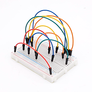 3 Pack 400 Tie-Points Solderless Breadboard Electronic for Beginners, Arduino Prototyping Shield Distribution Raspberry Pi ESP, 3 Piece