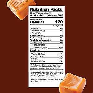 CrazyOutlet Kraft Caramel Cubes Candy, Individually Wrapped, Bulk Pack 2 Pounds