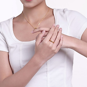 Muses Art Design Birthstone Eternity Band Ring 18K Gold Plated, Stackable Ring with Crystal Birthstone Size 5