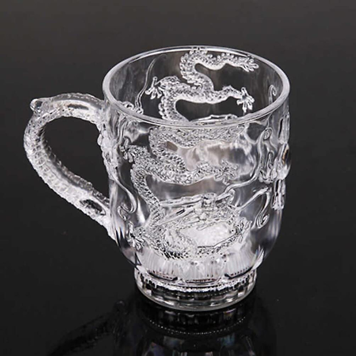 FOMIYES Mug 2pcs LED Cups Light up Flashing Beer Mugs 285ML Automatic Water Activated Color Changing Wine Whisky Glasses Drinkware Mugs Glow in The Dark Shot Glasses for Party Mens Gifts