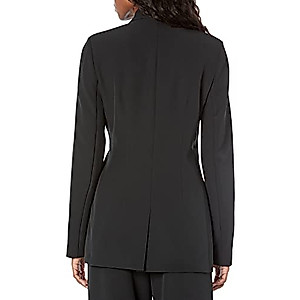 The Drop Women's Kurt Double Breasted Blazer, Black, Medium