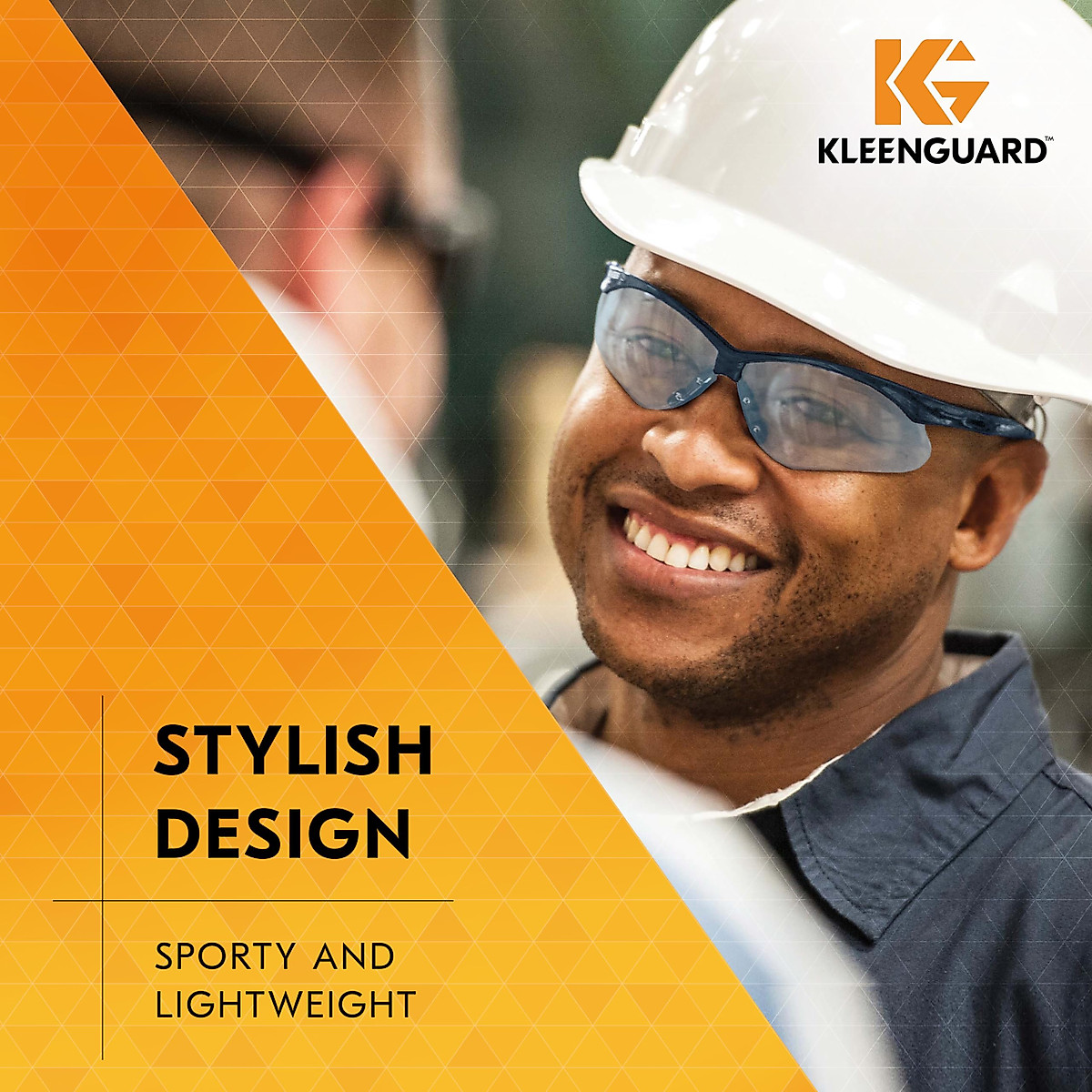 KleenGuard™ V30 Nemesis™ Safety Glasses (19639), Light Blue Lenses with KleenVision™ Anti-Fog coating, Blue Frame, Unisex Eyewear for Men and Women (12 Pairs/Case)