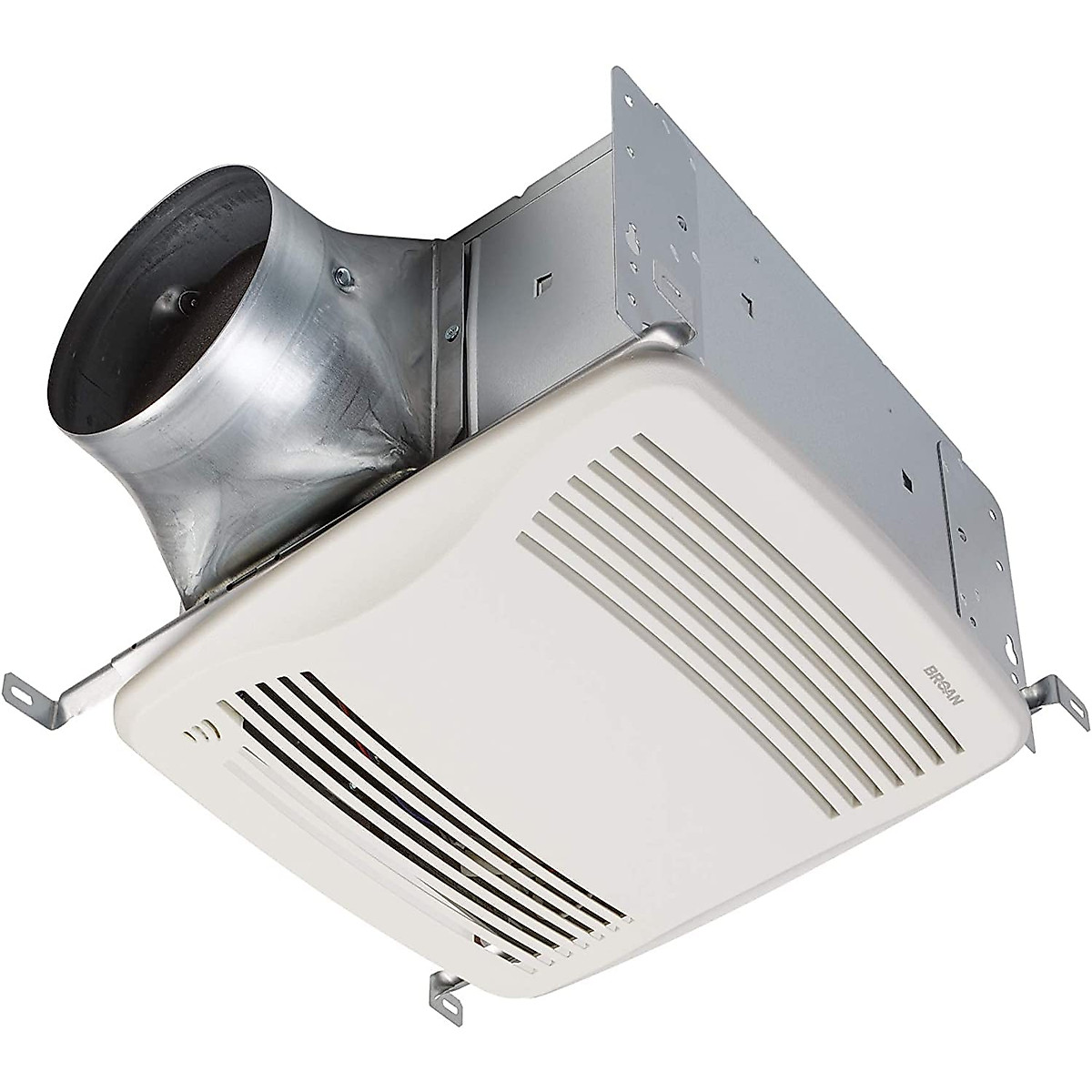 Broan-Nutone QTXE110S Ultra-Silent Ventilation Fan, Exhaust Fan for Bathroom and Home, ENERGY STAR Certified, 0.7 Sones, 110 CFM , White , 6" Round