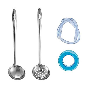 VEVOR Commercial Food Warmer, 5 x 1/2 Pans, 44 Qt Electric Bain Marie with 6" Deep Pans, Stainless Steel Steam Table with Tempered Glass Shield, 1500W Countertop Buffet Warmer with Lids & Ladles, 110V