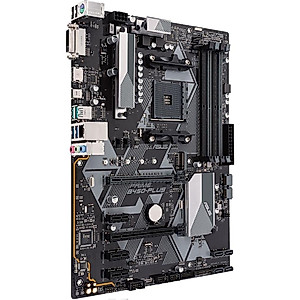 Asus Prime B450-Plus Motherboard Socket AM4 (ATX, AMD AM4, DDR4 Memory, Native M.2, USB 3.1 Gen 2)