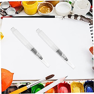 Operitacx 10pcs Bulk Pencils Travel Set Paint Brushes Set Water Color Brush Pen Sets Water Color Brush Pens Bulk Water Coloring Brush Pens Flat Pen Writing Brush Water Brush Filling Painting