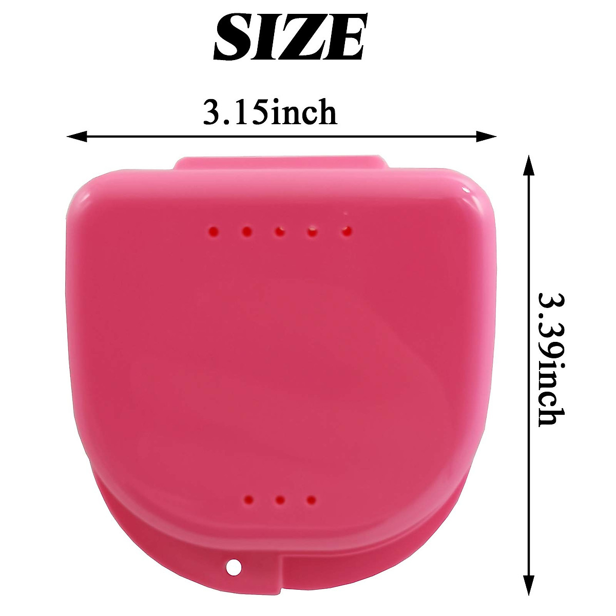 YOOHUA 10PCS Orthodontic Container Case for Retainer Mouthguard Dentures