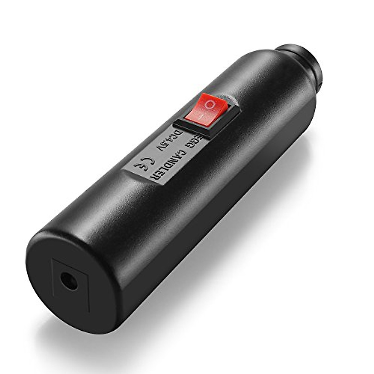 Flexzion Egg Candler Tester, Bright Cool LED Light Candling Lamp for All Chicken Dark Quail Duck Canary Eggs, Portable Flashlight Incubator w/Charger Adapter