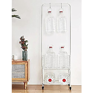 easy moved garment rack with basket for organize, laundry basket, white metal rack,
