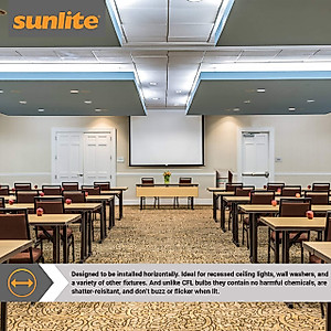 Sunlite 88299-SU LED PLD Horizontal Plug in Light Bulb 9 Watts (26W Equivalent), 1000 Lumens, 2 Pin (G24D) Base, Ballast Bypass CFL Replacement, UL Listed, 4000K- Cool White, 1 Pack