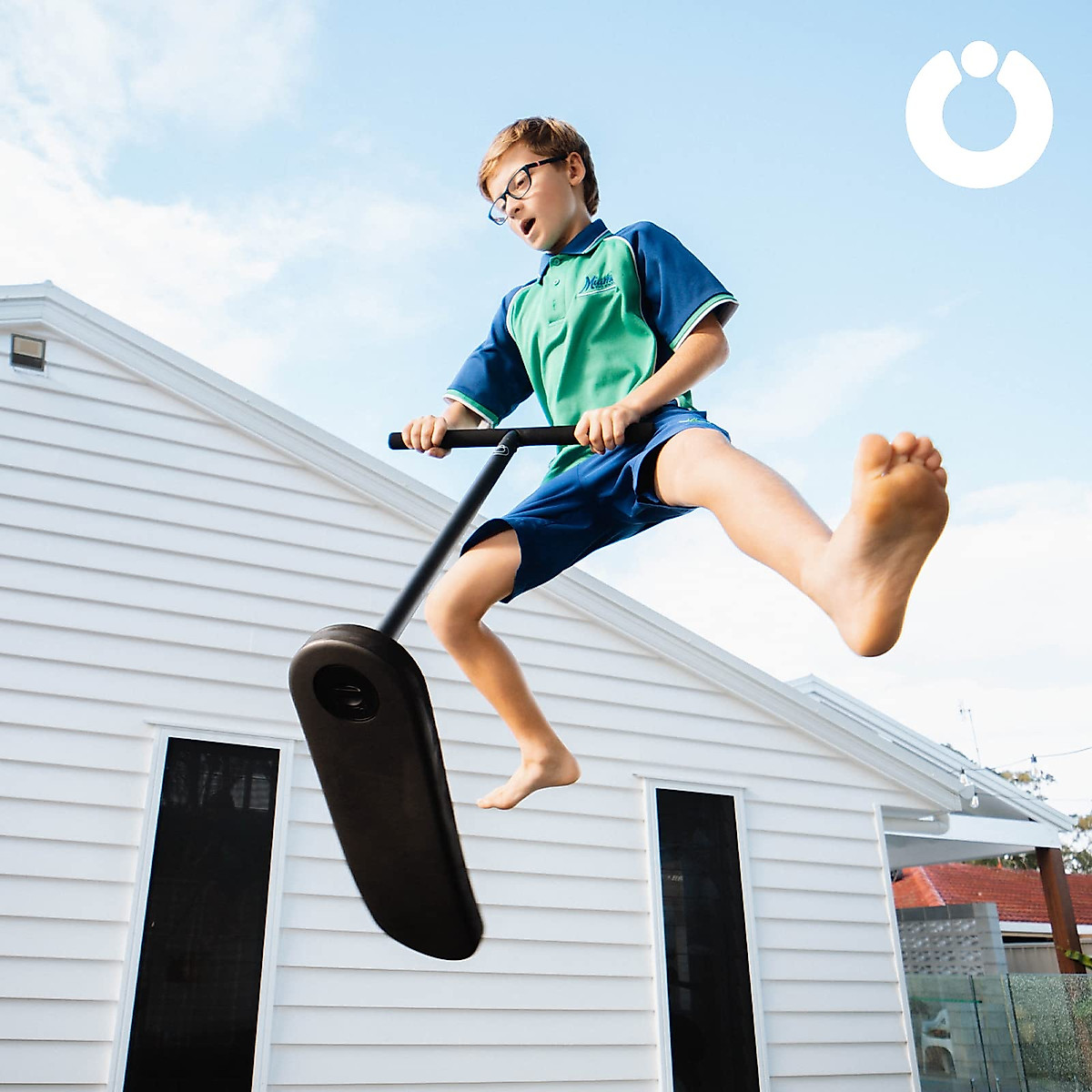 Trampoline Professional Scooter - Pro Scooters - Stunt Scooters for Kids, Teens - Quality Foam Scooter Deck, Pro Scooter Bars - Super Lightweight - Ready 2 Ride Trick Scooter…