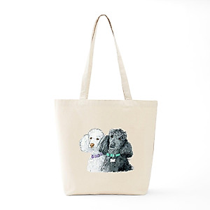 CafePress Two Poodles Tote Bag Canvas Tote Shopping Bag