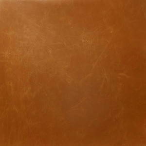 Walker Edison Mid-Century Modern Upholstered Dining Chair with Metal X Base, Set of 2, Whiskey Brown