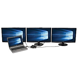 TRIPP LITE 3-Port DisplayPort to HDMI Multi Stream Transport Hub MST, DP 1.2, DP to HDMI, 3840x2160 4K X 2K @ 60Hz (B156-003-HD-V2)
