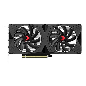 PNY GeForce RTX™ 4060 Ti 16GB XLR8 Gaming Verto™ OC Dual Fan Graphics Card DLSS 3 (128-bit, PCIe 4.0, GDDR6, HDMI/DisplayPort, Supports 4k, 2 Slot)