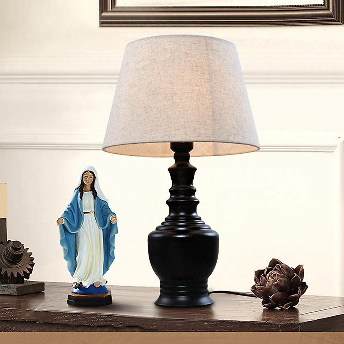 Simhoa 1pc Blessed Saint Virgin Mary Statue Wedding Gift Christmas Tabletop Decor