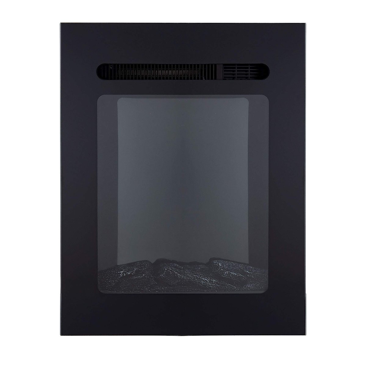 RecPro RV Fireplace 18" | Recessed Electric Fireplace | Glass with Log View | Includes Remote | Three Different Flame Color Options