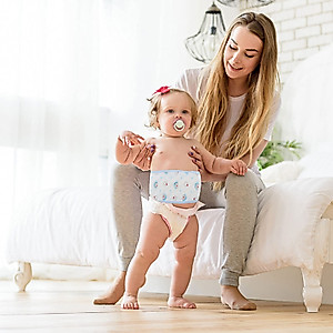 Healifty 3Pcs Baby Umbilical Hernia Belt Baby Belly Button Cord Band Infant Belly Wrap Adjustable Navel Belly Band Sky- Blue