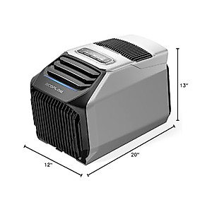 EF ECOFLOW WAVE 2 Portable Air Conditioner, Air Conditioning Unit with Heat, Portable AC for Outdoor Tent Camping/RVs or Home Use (Battery Not Included)