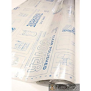 Clear Vinyl Fabric 54" Wide Sold by The Yard (12 Gauge)