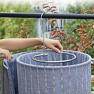 ABPETE Spiral Hanger,Laundry Hanger Dryer Rack,Stainless Steel Bed Sheet Drying Hanger, Space Saving Blanket Drying Rack Outdoor Indoor, Spiral Hanger for Bed Sheet Bath Towel