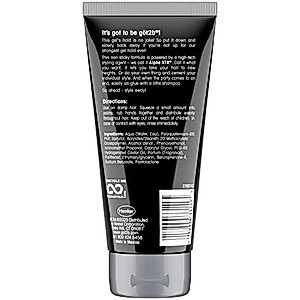 Got2B Ultra Glued Invincible Styling Gel 2 - 6 oz tubes + 1 Travel 1.25 oz tube