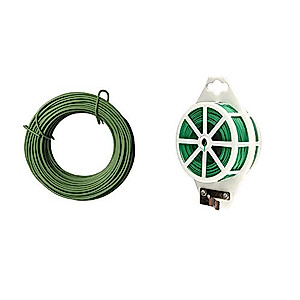 VIMOA Garden Twine Bonsai Training Wire 65 Feet 2mm Garden Twist Tie DIY Plant Cage for Tomato Plants, Climbing Roses, Vines, Cucumbers and Squash