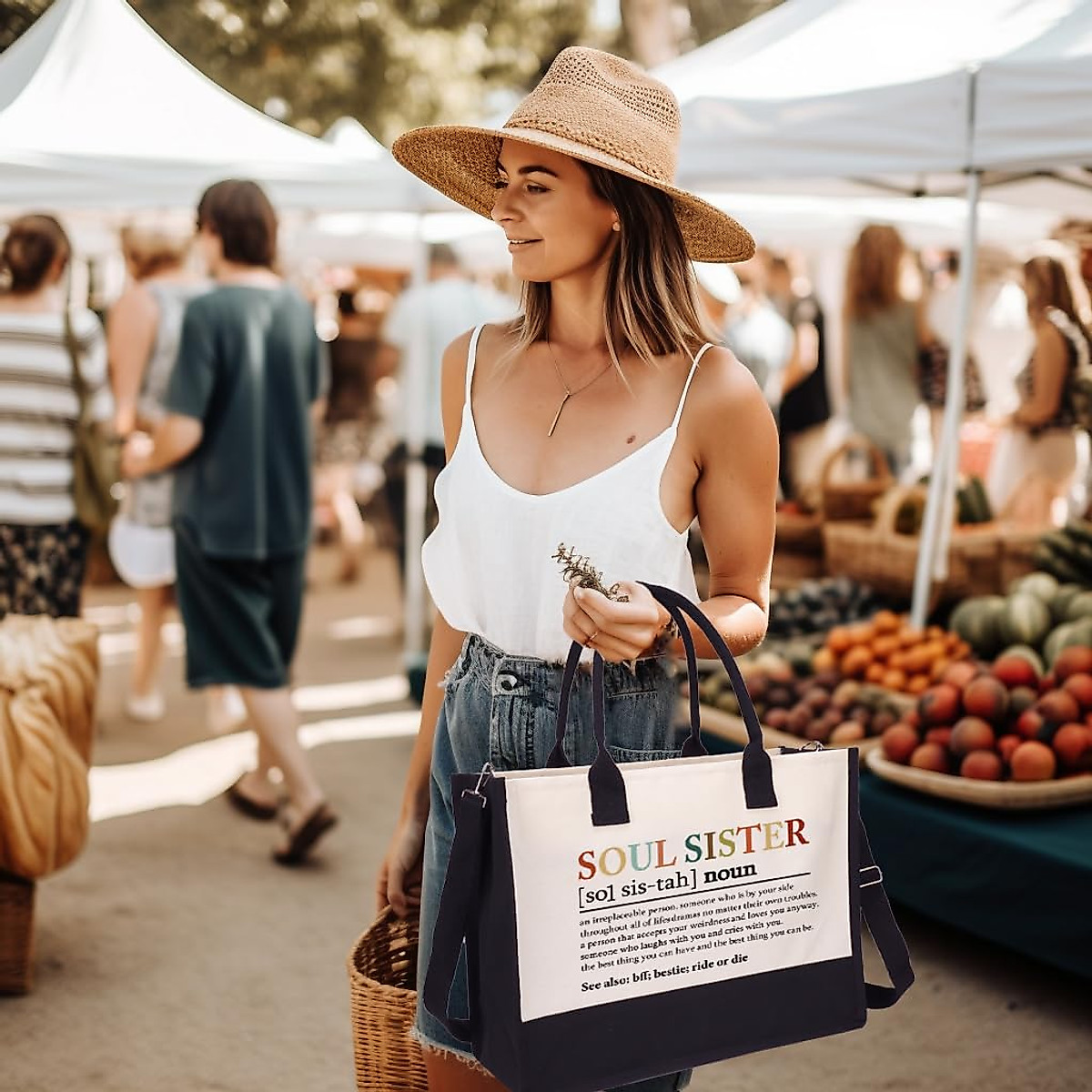 AYERMOYO Gifts for Women-Friendship Gifts for Women Friends-Birthday Gifts for Women-Gifts for Friends Female-Friend Birthday Gifts for Women-Birthday Gifts for Women Friendship-Tote Bag