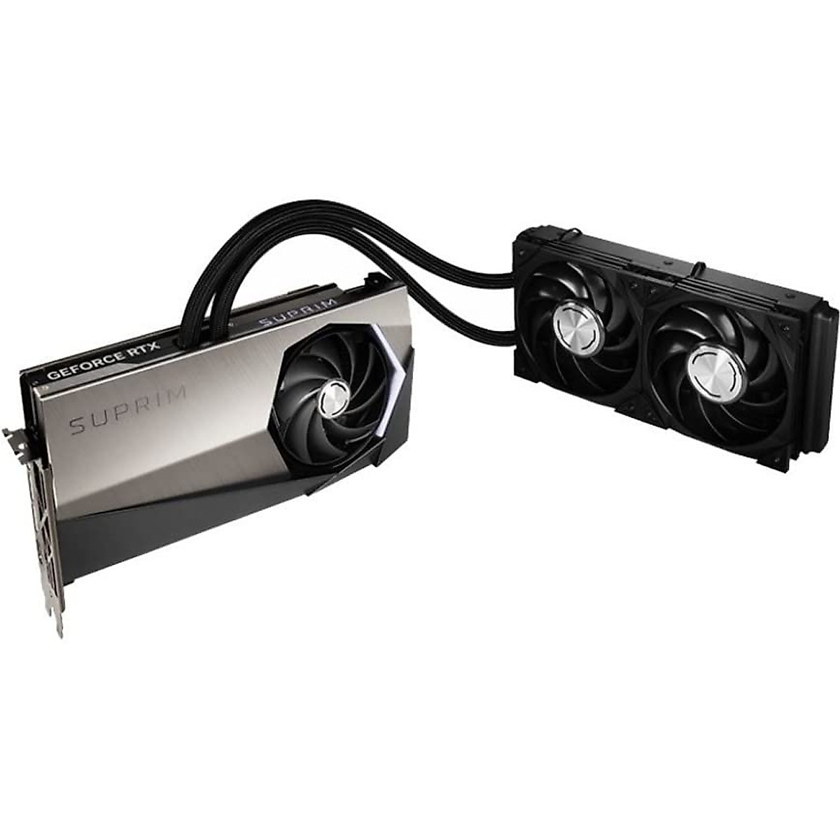 MSI Gaming GeForce RTX 4090 24GB GDRR6X 384-Bit HDMI/DP Nvlink Torx Fan 5 Ada Lovelace Architecture Liquid Cool OC Graphics Card (RTX 4090 SUPRIM Liquid X 24G)