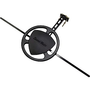 Channel Master Omni+ 50 - Omnidirectional Digital HDTV Antenna with 360 Degree Reception, Includes Mounting Bracket for Roof, Attic & RV Installations, Indoor/Outdoor (50 Mile Range)