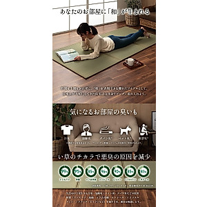 IKEHIKO Japanese Traditional Igusa (Rush grass) Tatami Mattress, Small Full XL. Made in Japan